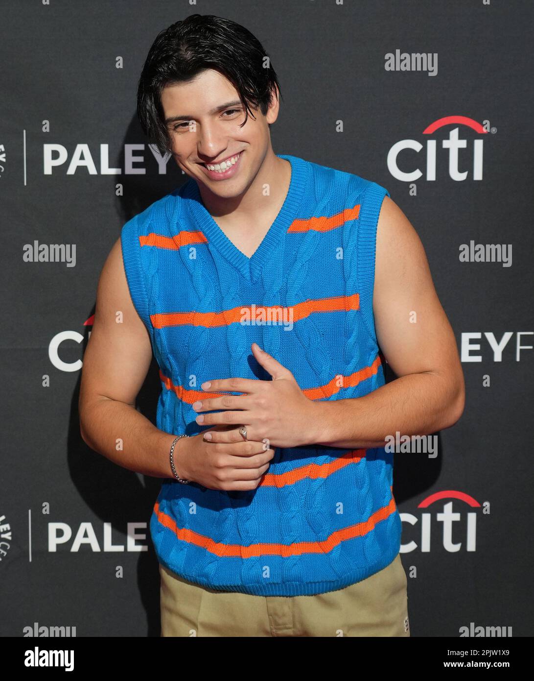 Los Angeles, USA. 03rd Apr, 2023. Kevin Alves arrives at The PaleyFest ...