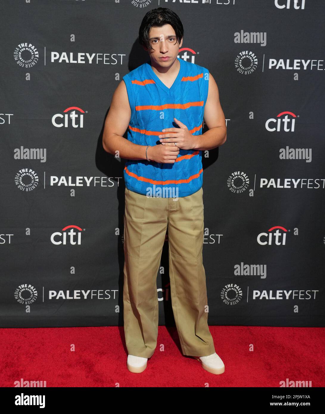 Los Angeles, USA. 03rd Apr, 2023. Kevin Alves arrives at The PaleyFest ...