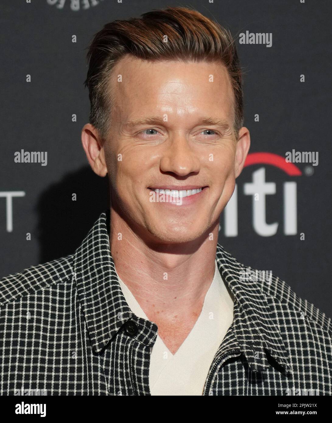 Los Angeles, USA. 03rd Apr, 2023. Warren Cole arrives at The PaleyFest ...