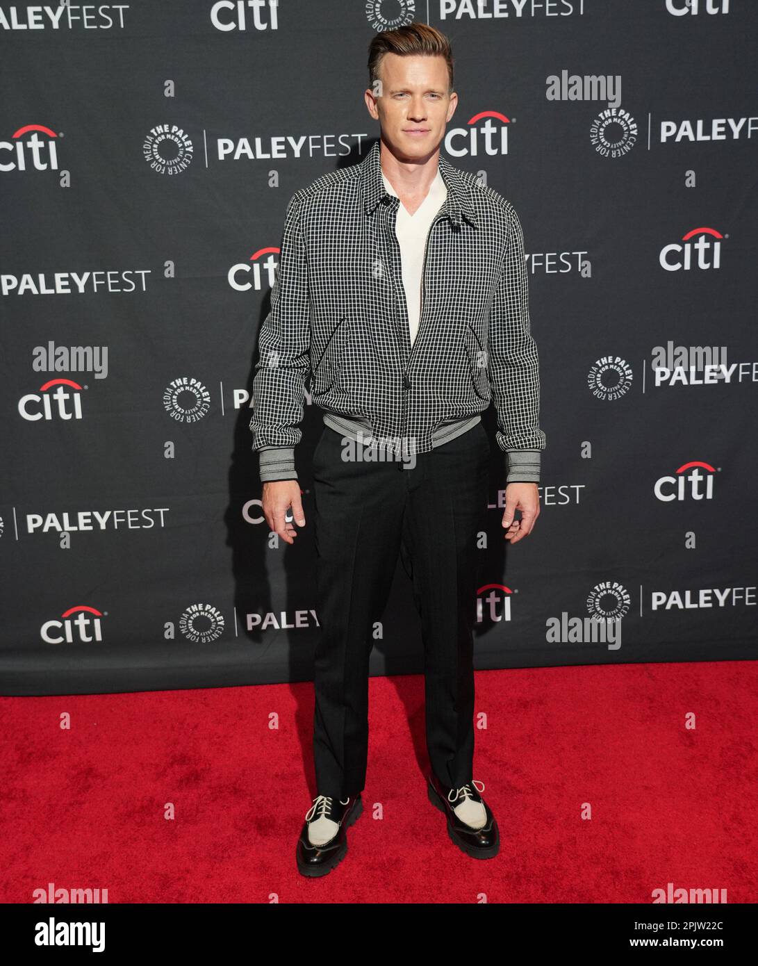 Los Angeles, USA. 03rd Apr, 2023. Warren Cole arrives at The PaleyFest ...
