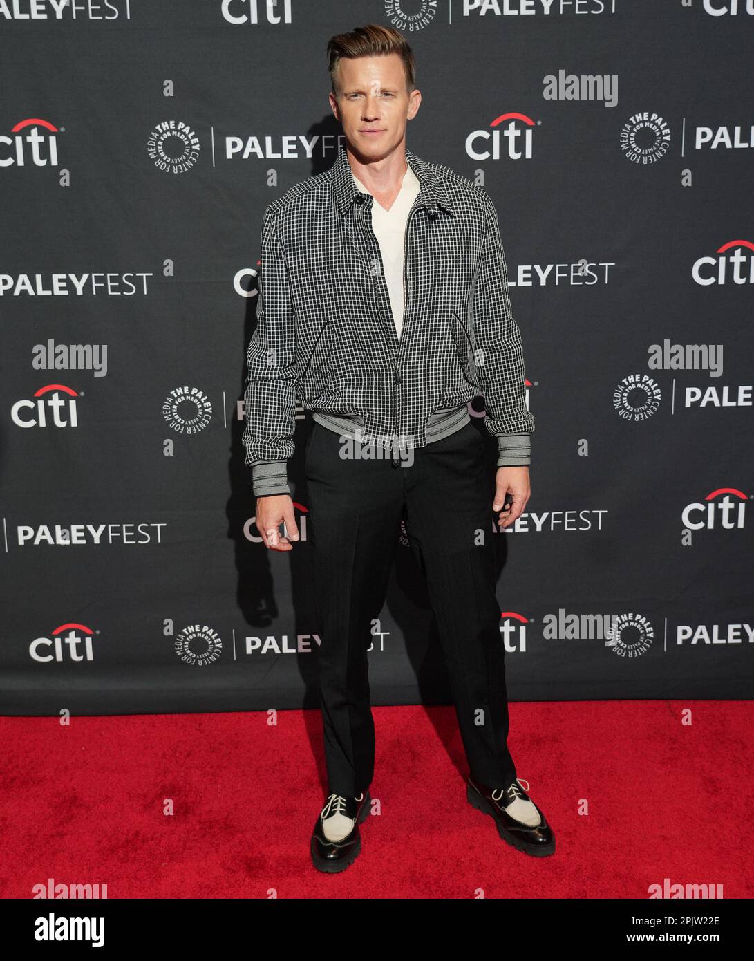 Los Angeles, USA. 03rd Apr, 2023. Warren Cole arrives at The PaleyFest ...