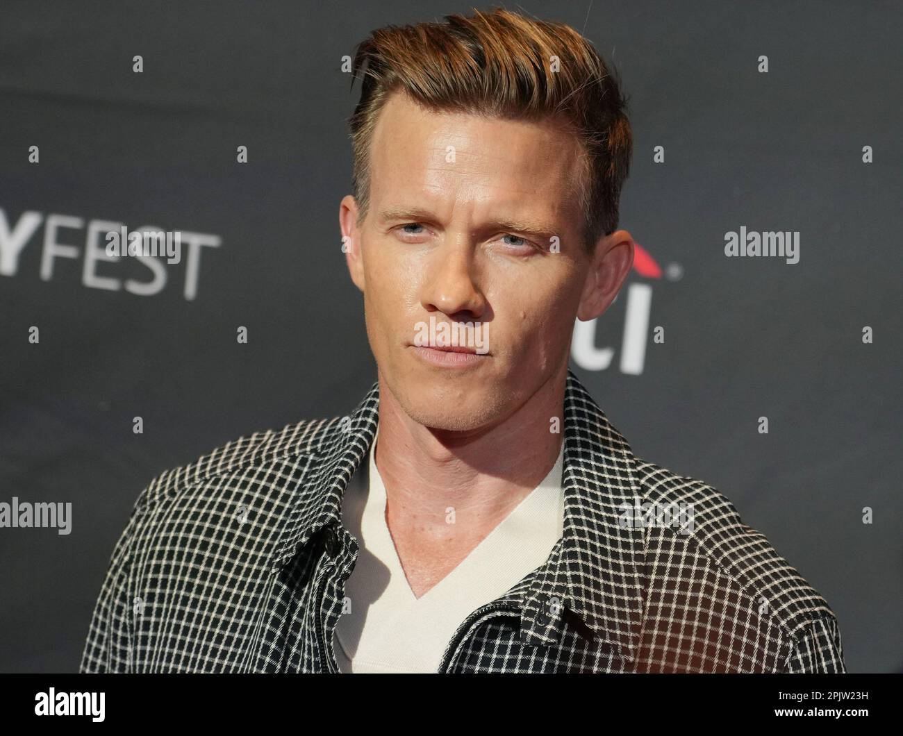 Los Angeles, USA. 03rd Apr, 2023. Warren Cole arrives at The PaleyFest ...