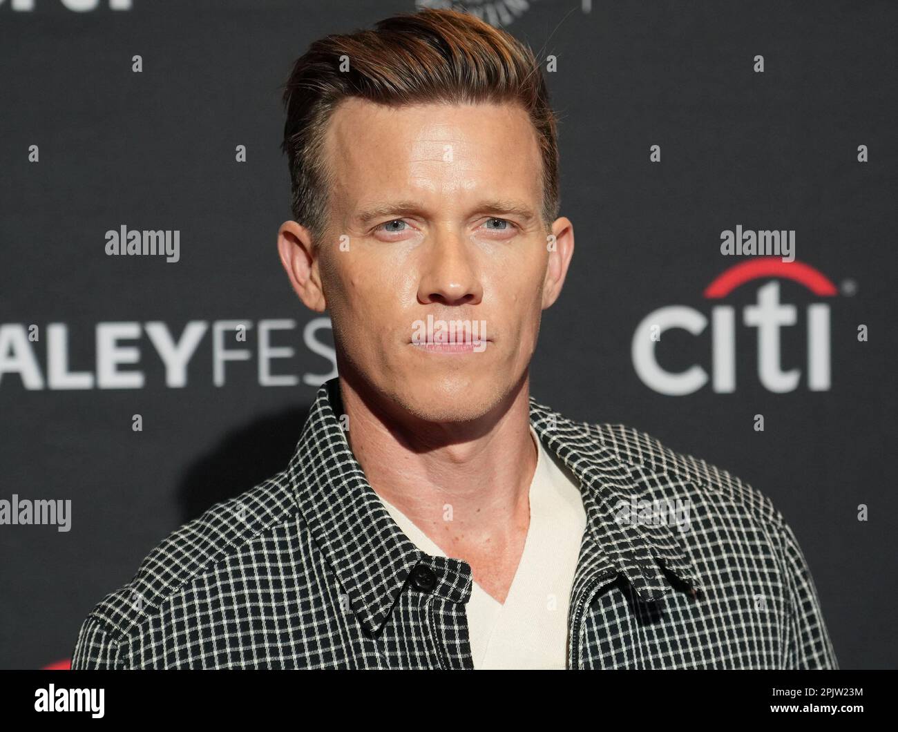 Los Angeles, USA. 03rd Apr, 2023. Warren Cole arrives at The PaleyFest ...