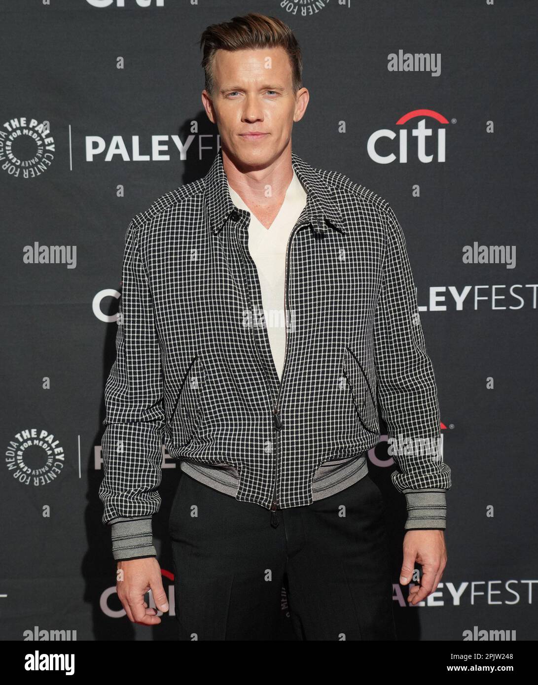 Los Angeles, USA. 03rd Apr, 2023. Warren Cole arrives at The PaleyFest ...