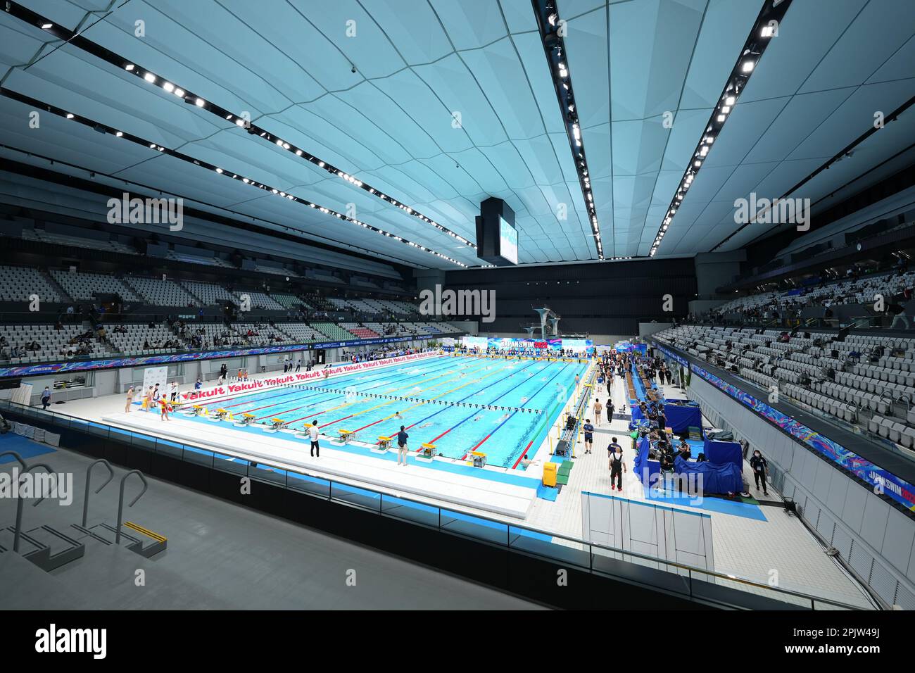 Tokyo, Japan. 4th Apr, 2023. General view Swimming : Japan Swimming ...