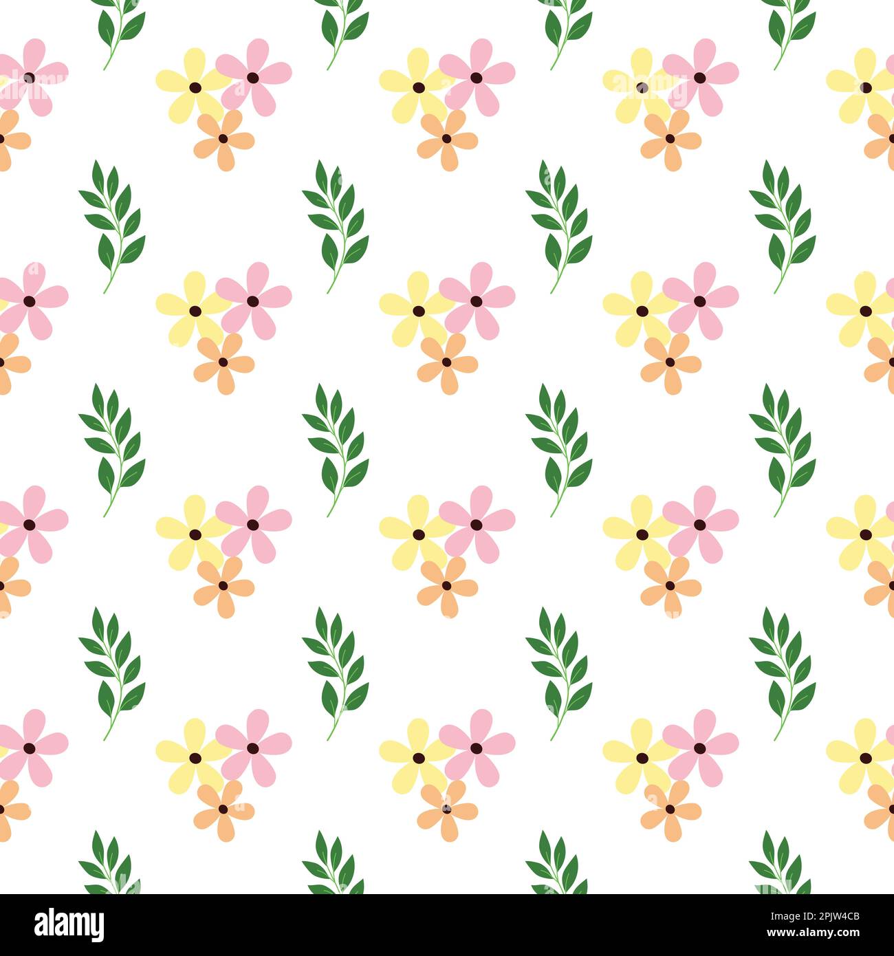 Flowers seamless pattern. Flowers pattern. Colorful flowers pattern ...