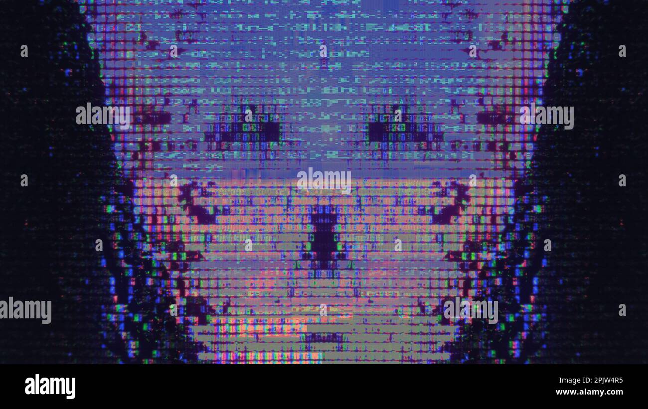 Glitch mosaic hi-res stock photography and images - Alamy