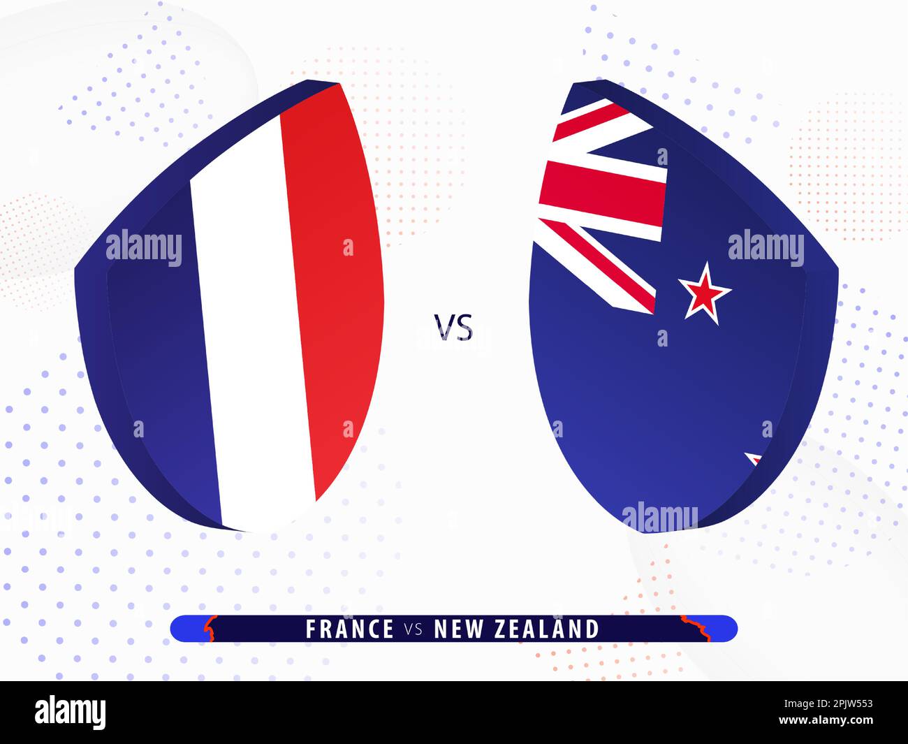 France vs new zealand rugby Stock Vector Images - Alamy