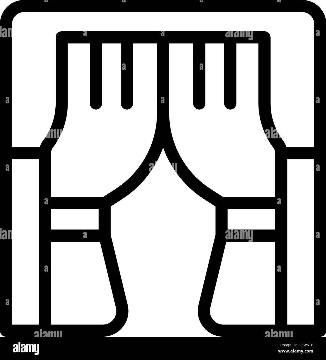 Theater stage with scenery for the play Cut Out Stock Images & Pictures ...