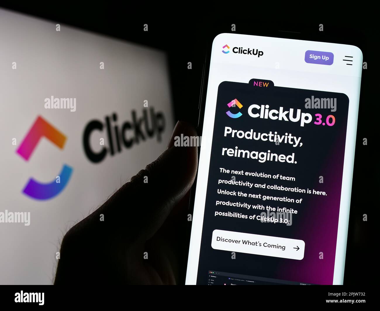 Clickup software hi-res stock photography and images - Alamy