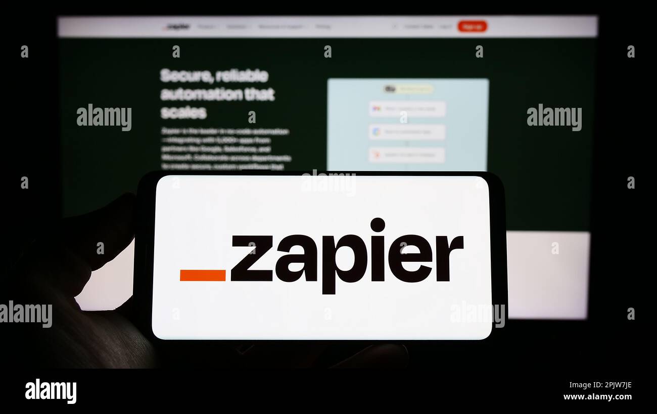 Software zapier hi-res stock photography and images - Alamy