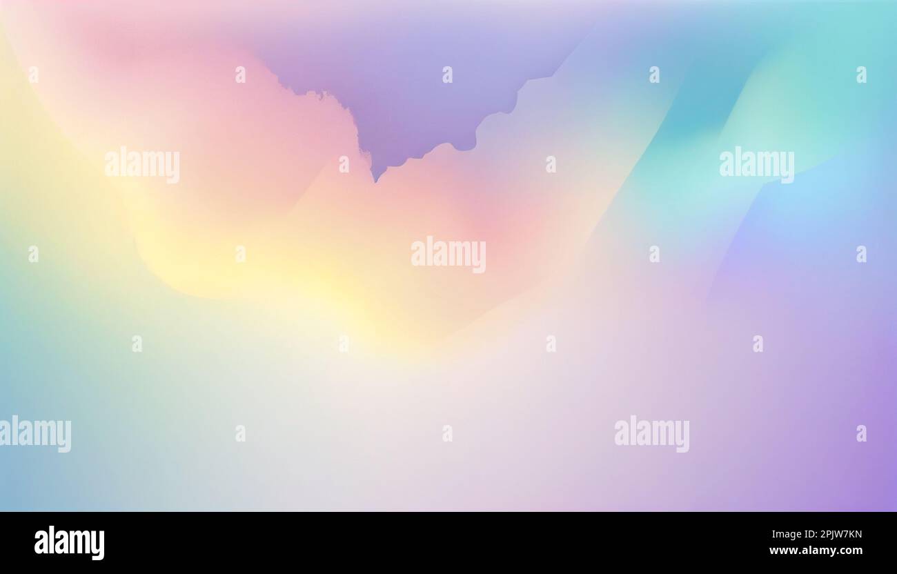 a gradient of soft and subtle pastel colors that blend seamlessly to ...