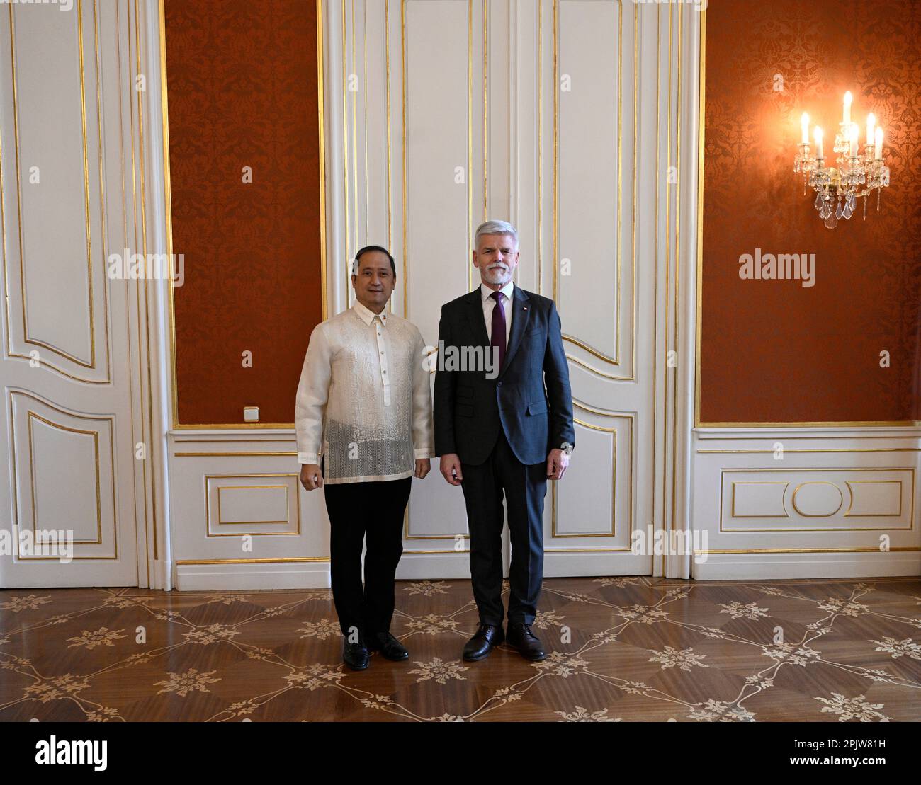 Prague, Czech Republic. 04th Apr, 2023. Czech President Petr Pavel ...