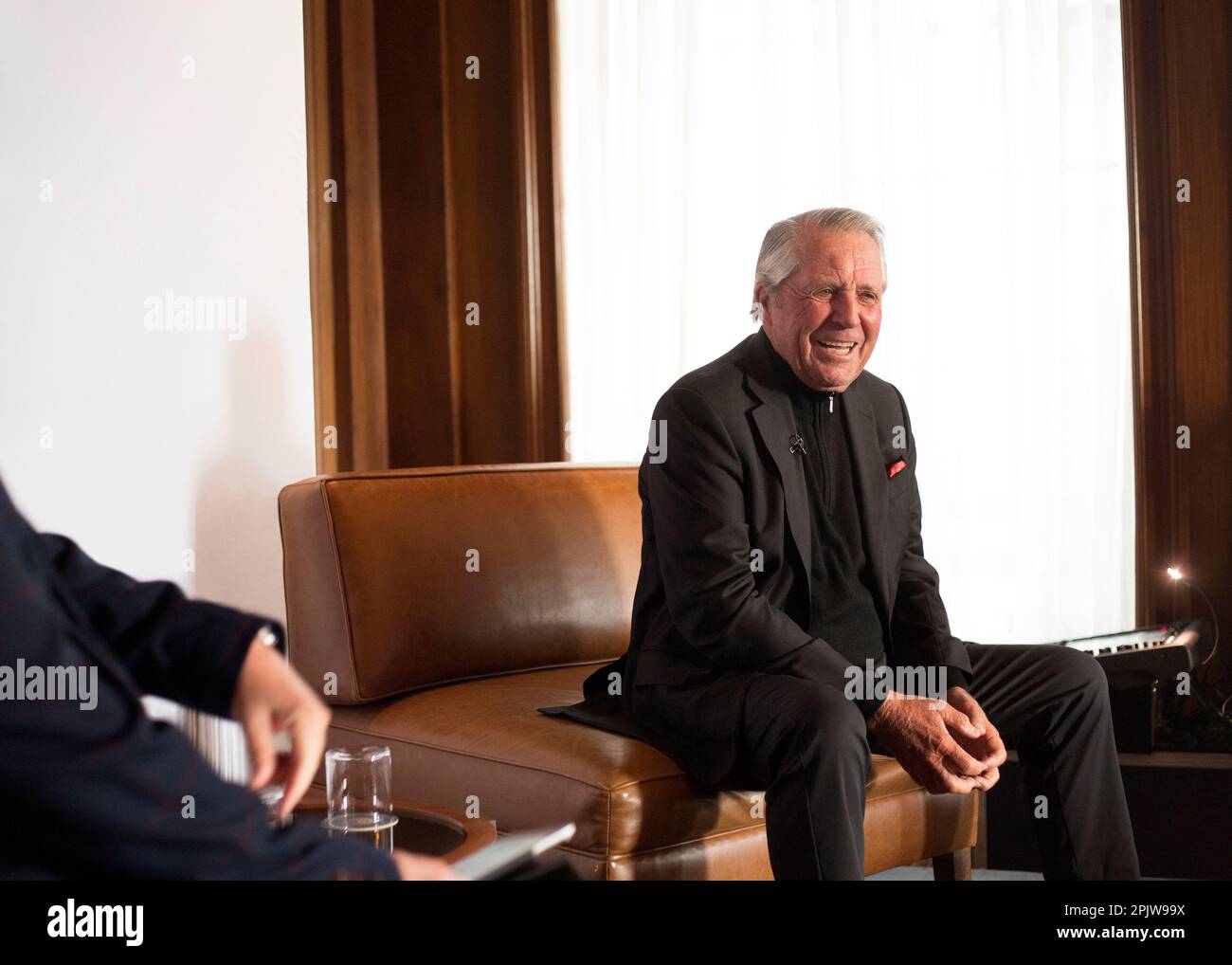 World Champion Golfer Gary Player laughing Stock Photo - Alamy