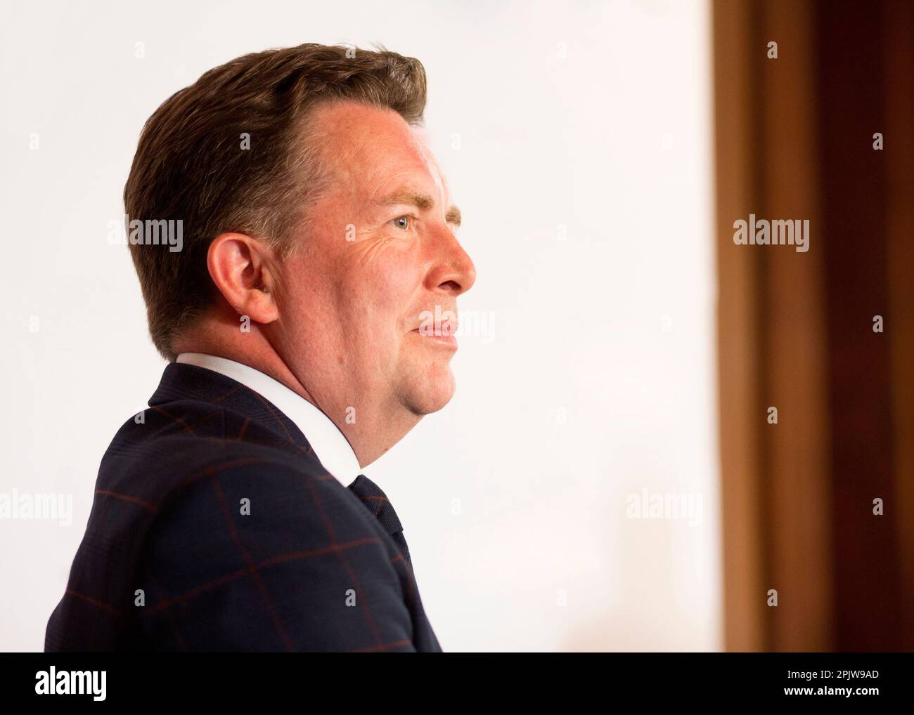 David Tanner, TV Presenter & Broadcaster Stock Photo - Alamy