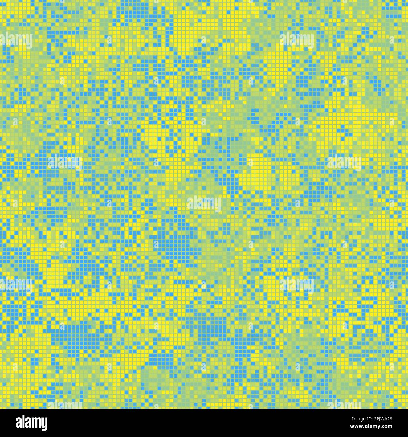 Abstract urban pixel motif yellow and blue geometric brushed texture print Stock Vector Image ...