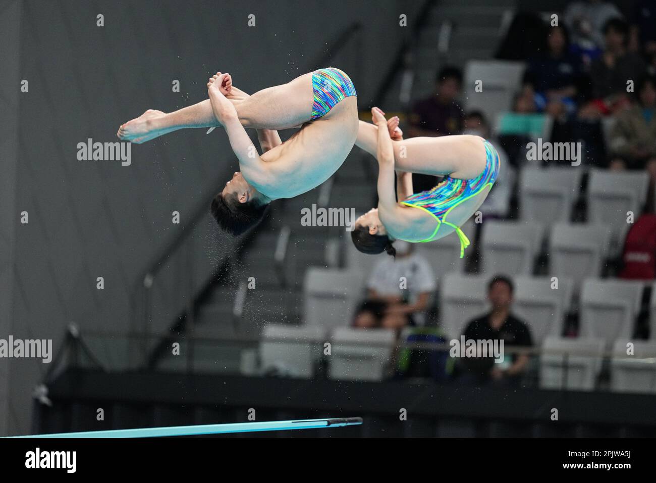 Tokyo, Japan. 4th Apr, 2023. Haruki Suyama Haruka Enomoto Diving ...
