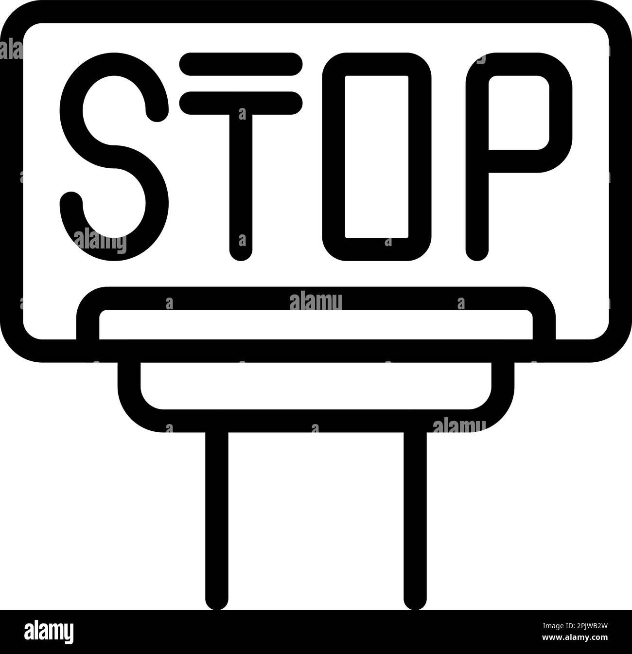 Stop sign icon outline vector. House lock. Guard safety Stock Vector ...