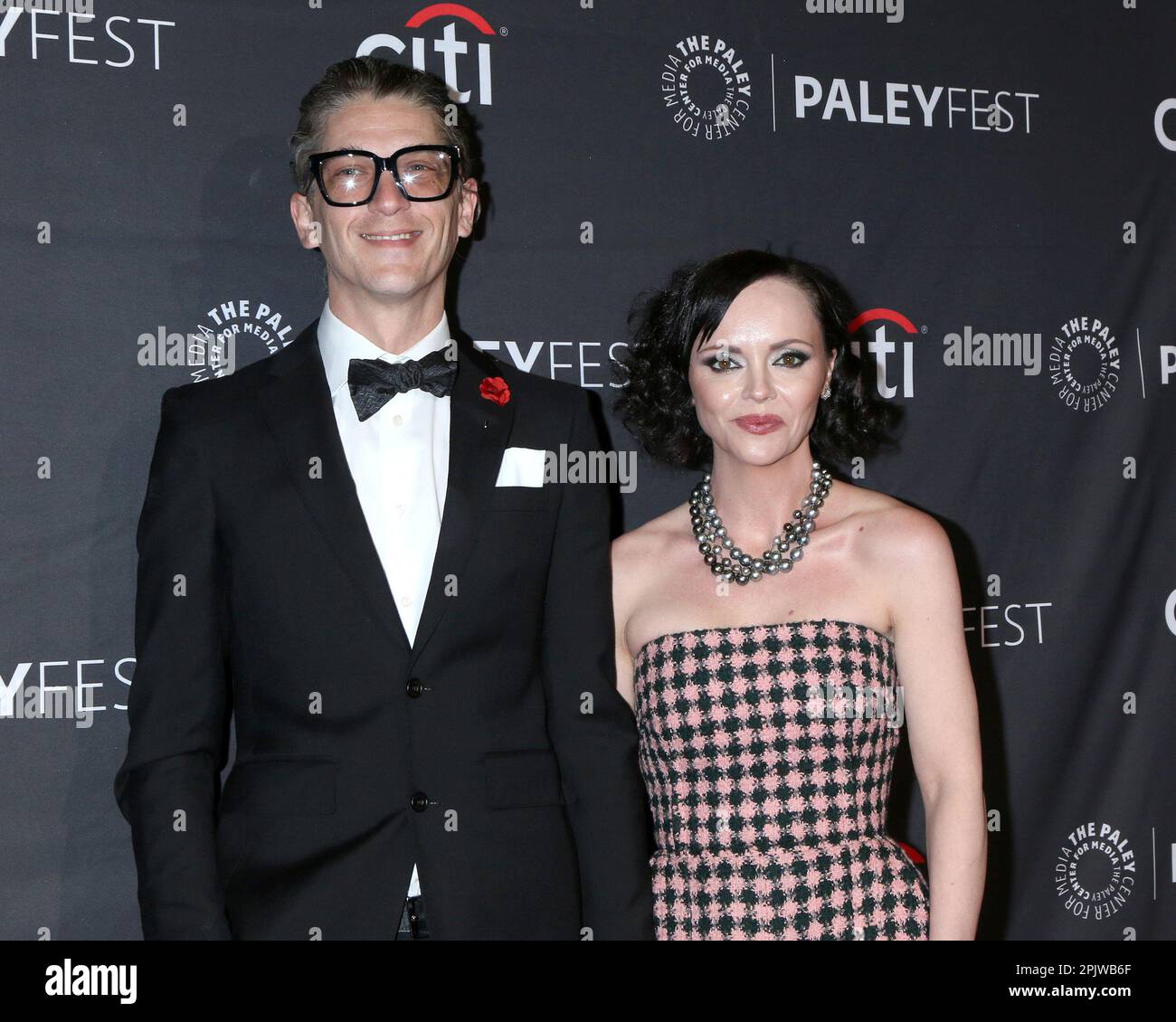 LOS ANGELES - APR 3: Mark Hampton, Christina Ricci at the 2023 ...