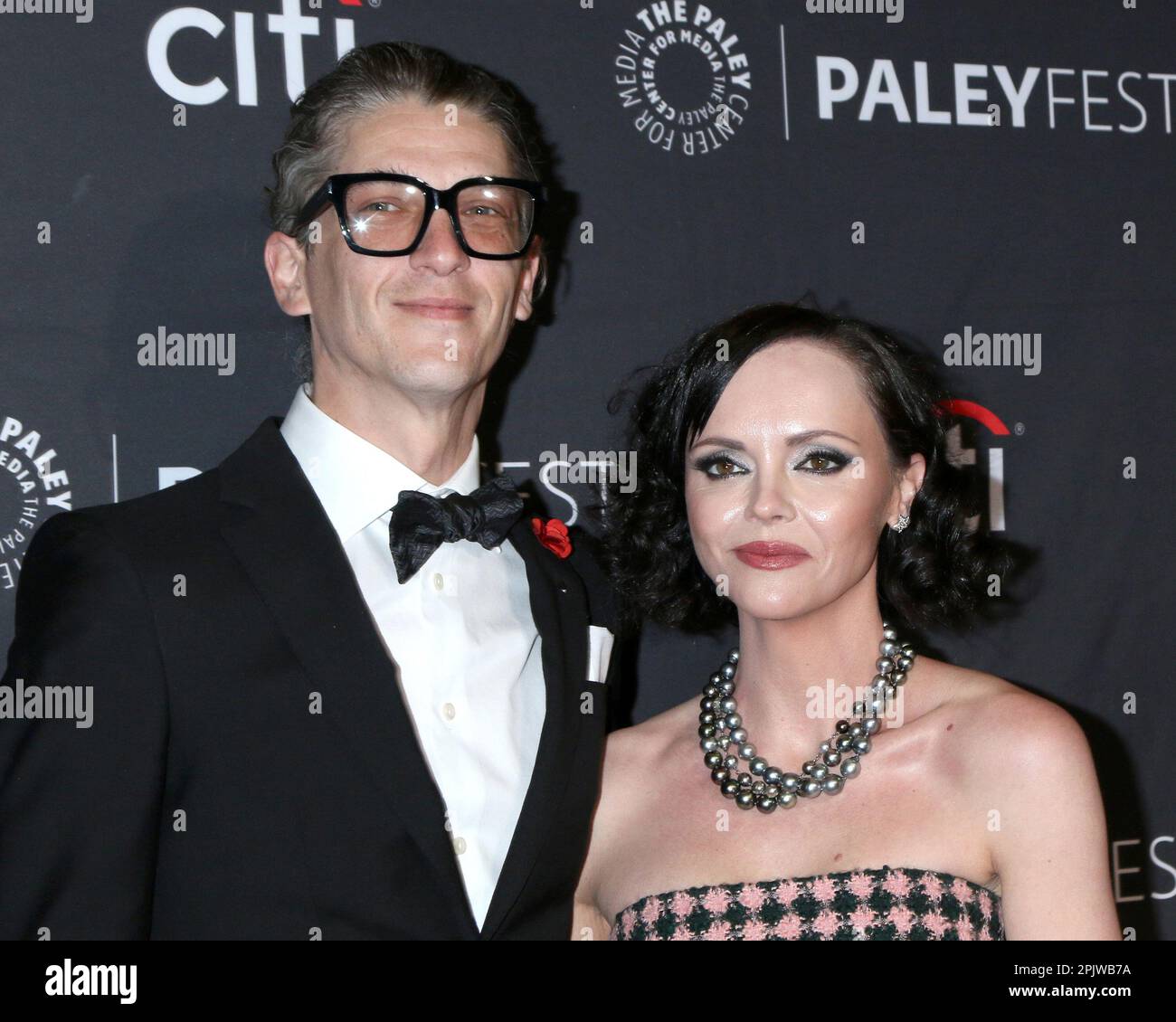 LOS ANGELES - APR 3: Mark Hampton, Christina Ricci at the 2023 ...