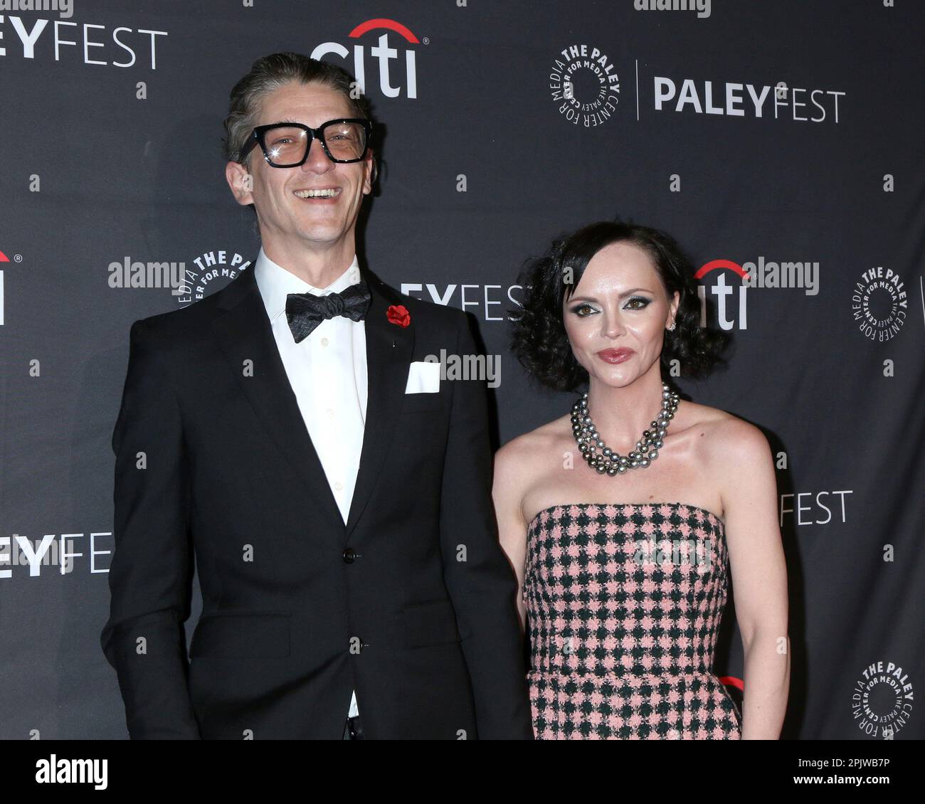LOS ANGELES - APR 3: Mark Hampton, Christina Ricci at the 2023 ...