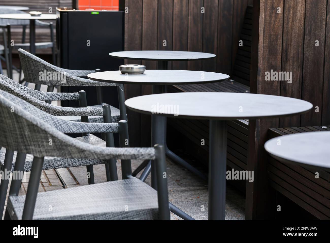 Ashtray on restaurant table hi-res stock photography and images - Alamy