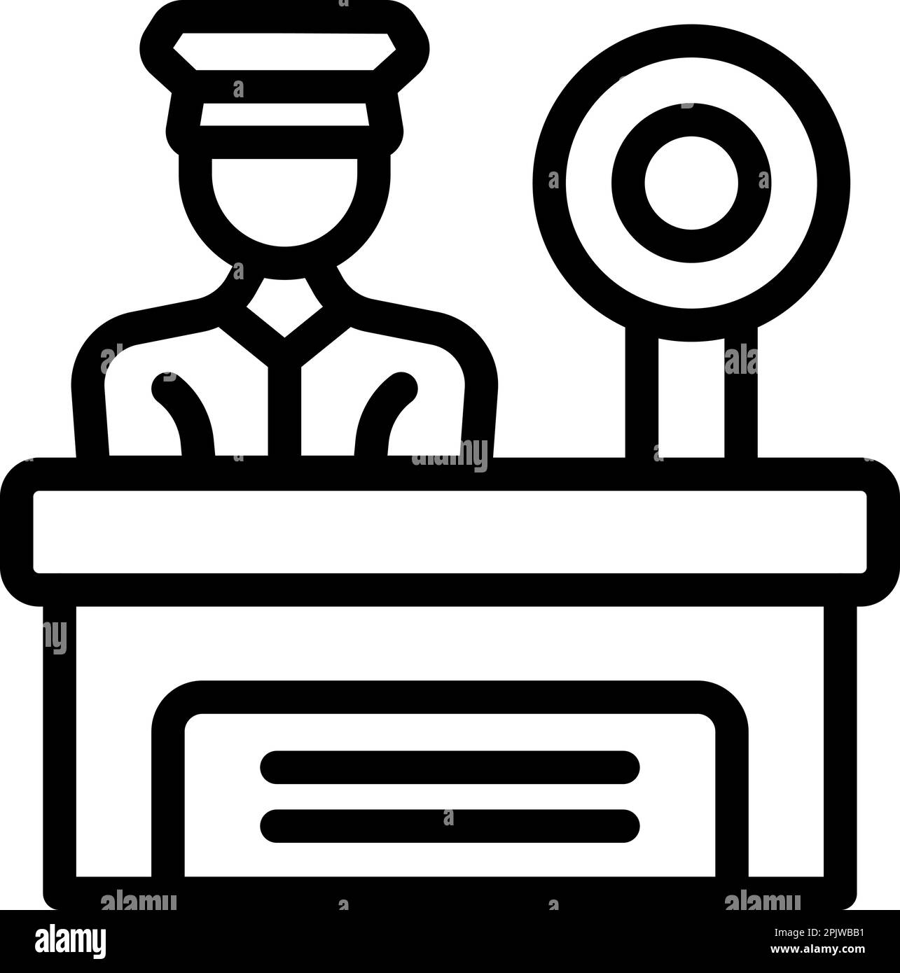 Police officer with laptop Black and White Stock Photos & Images - Alamy