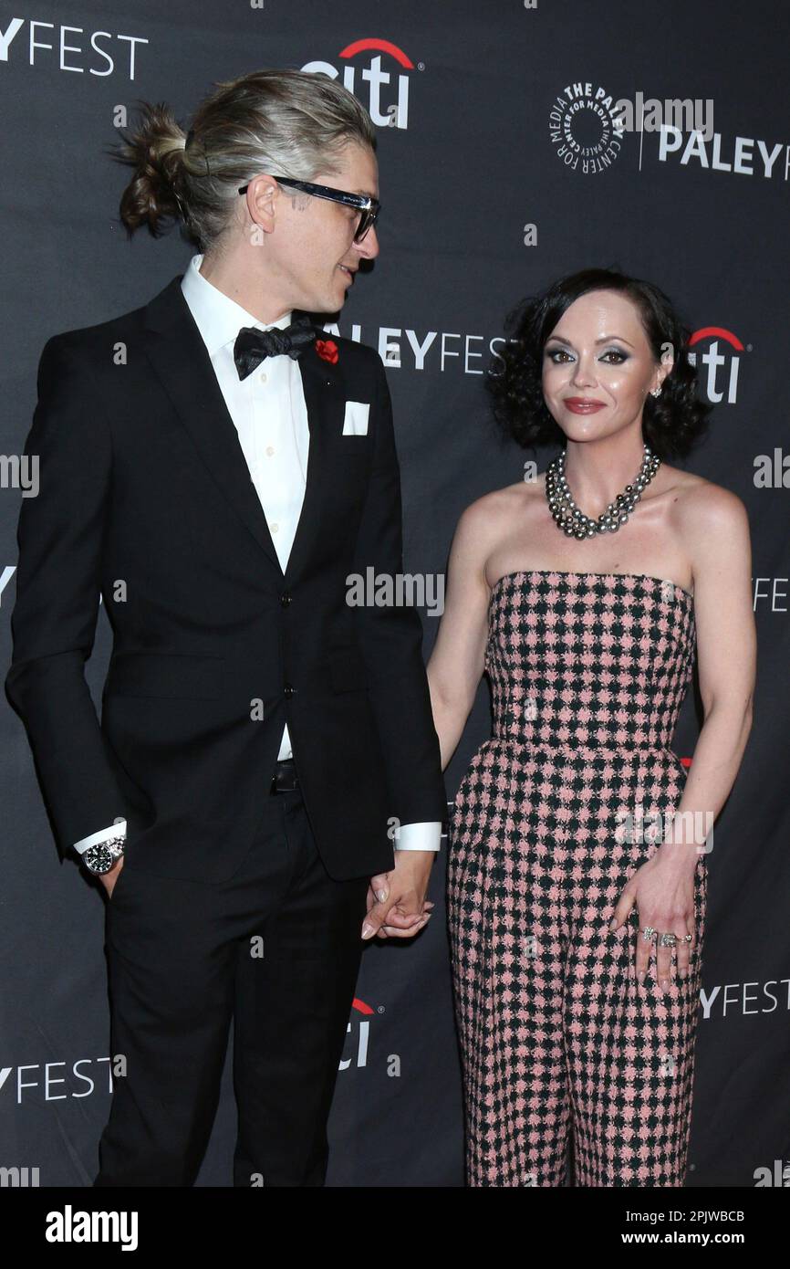 Los Angeles, CA. 3rd Apr, 2023. Mark Hampton, Christina Ricci at ...