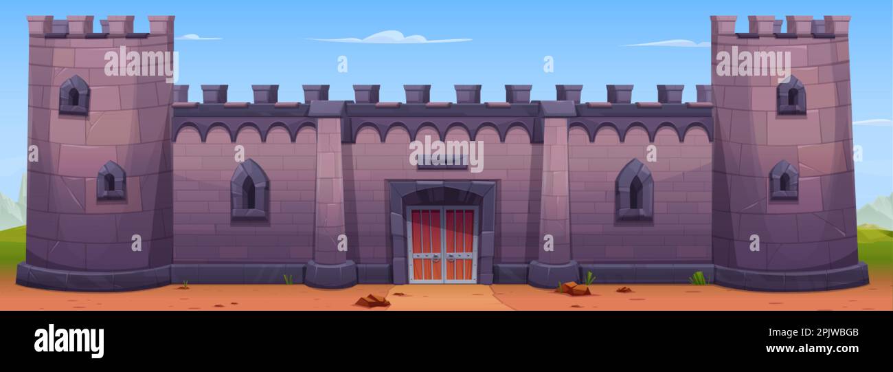 Medieval Castle Wall Clipart