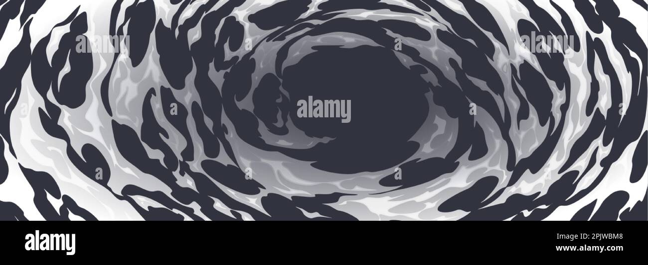 Abstract background with circle fire swirls. Comic effect of blast ...