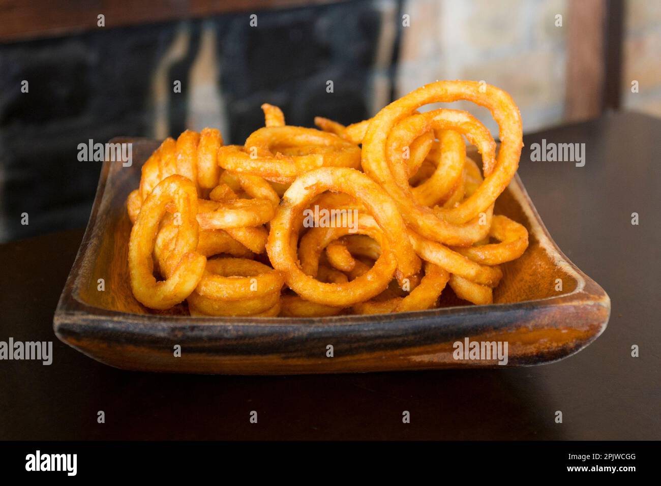 American style fried onion rings Stock Photo - Alamy