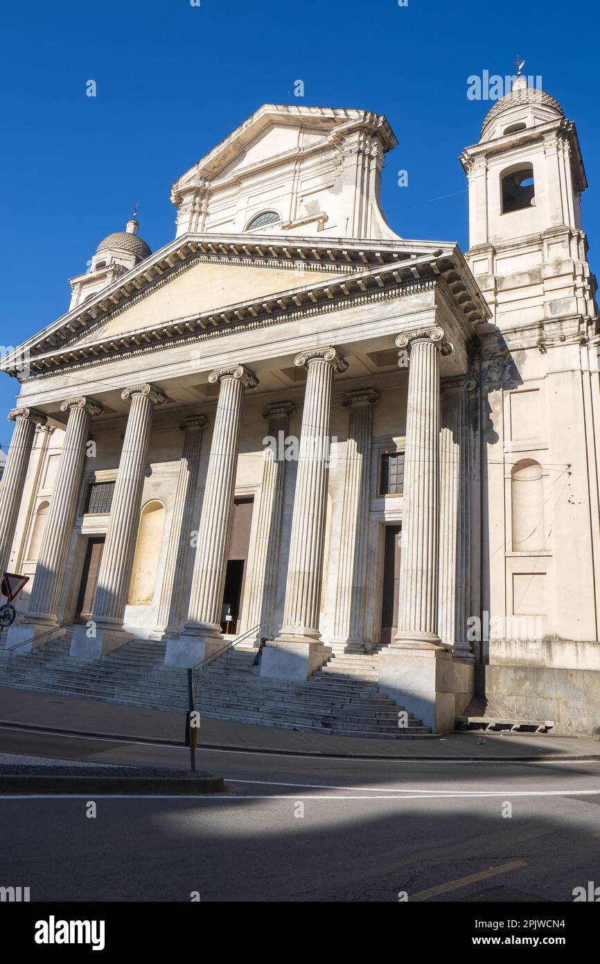 Piazza della Nunziata square, Church of Santissima Annunziata del ...