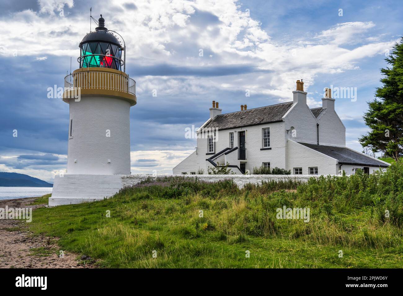 Corran point lighthouse ardgour hi-res stock photography and images - Alamy