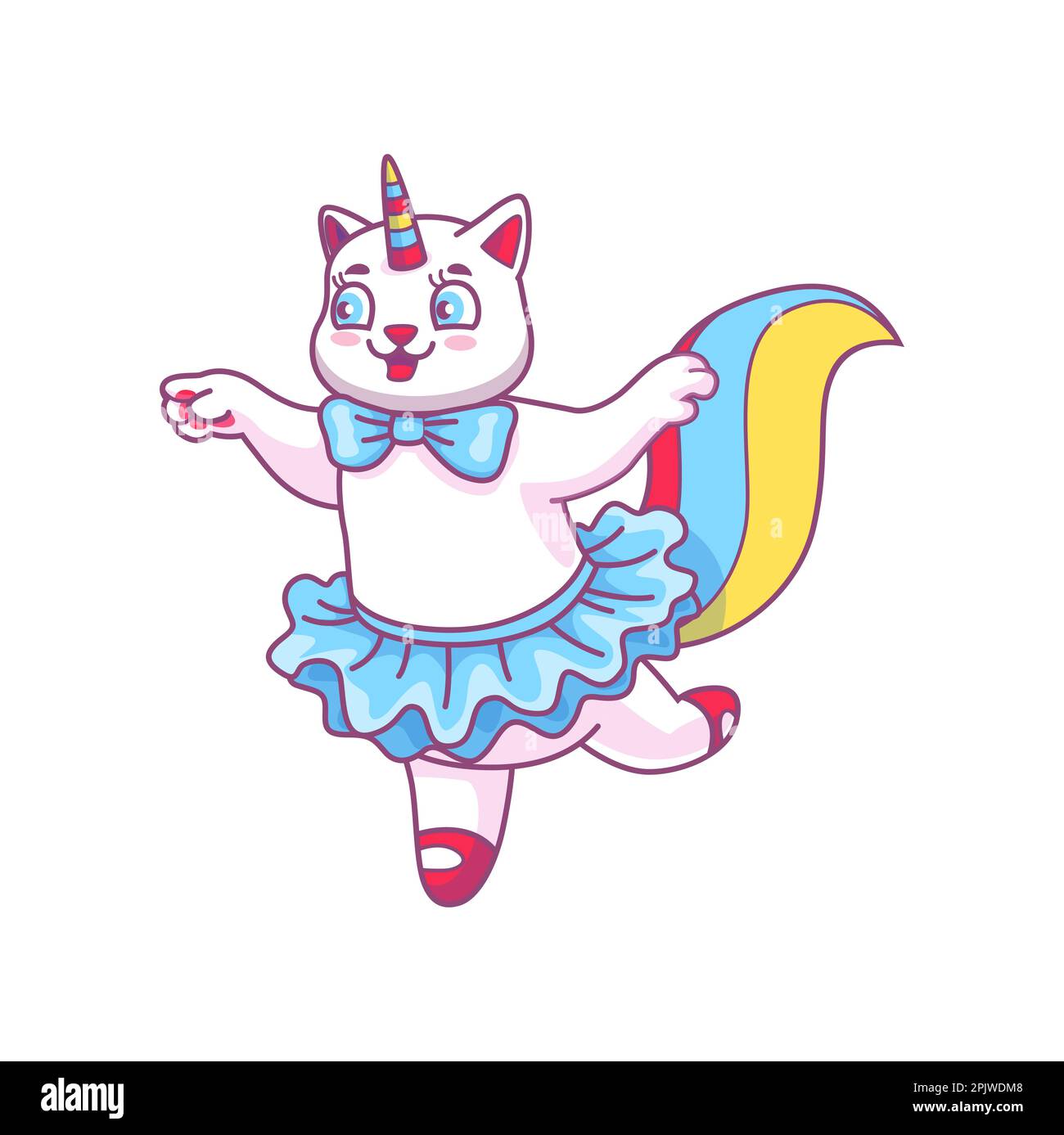 Unicorn dancing Stock Vector Images - Alamy