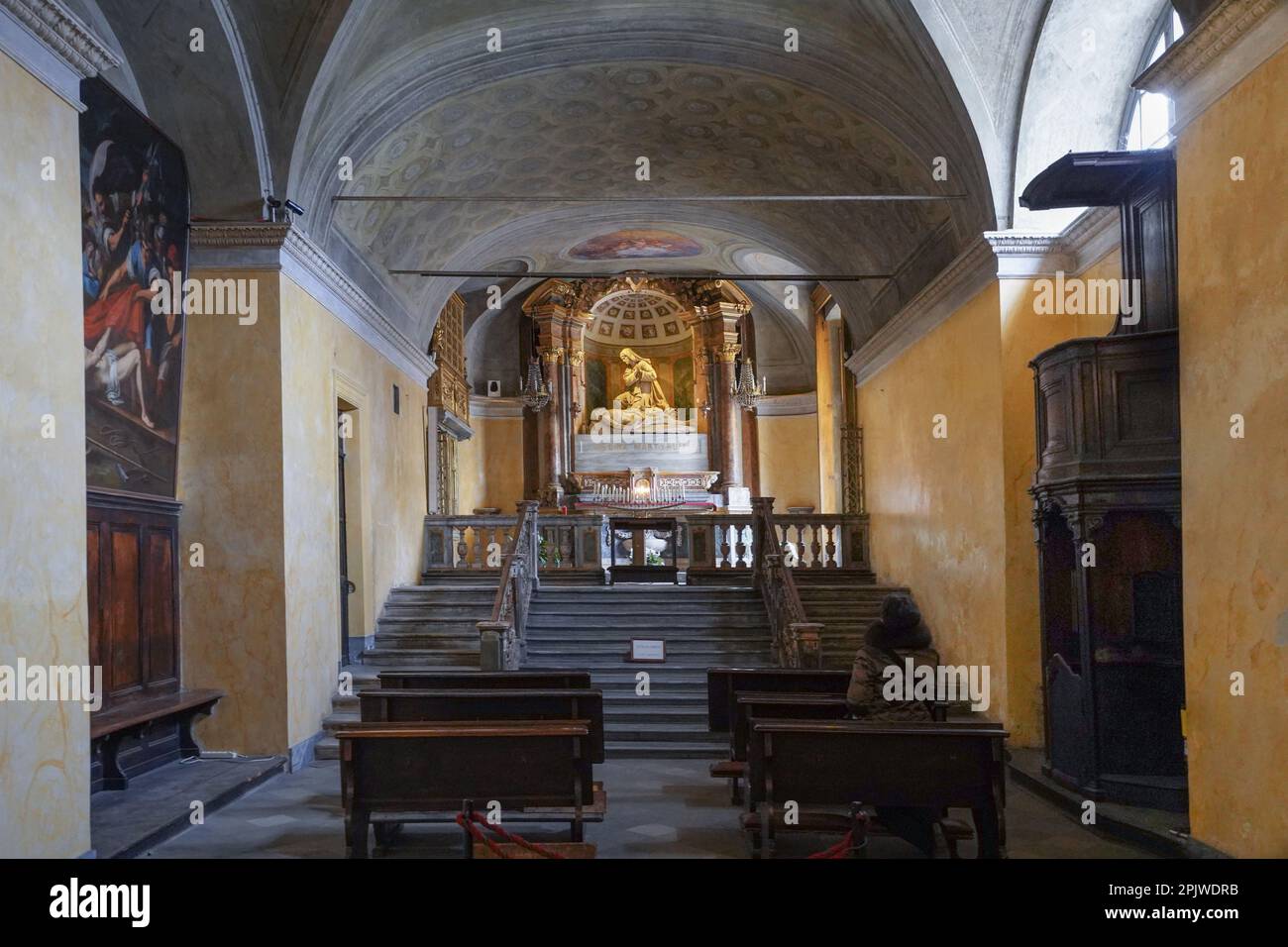 Royal Church of San Lorenzo, Interior, Holy Ladder, Torino, Piemonte ...