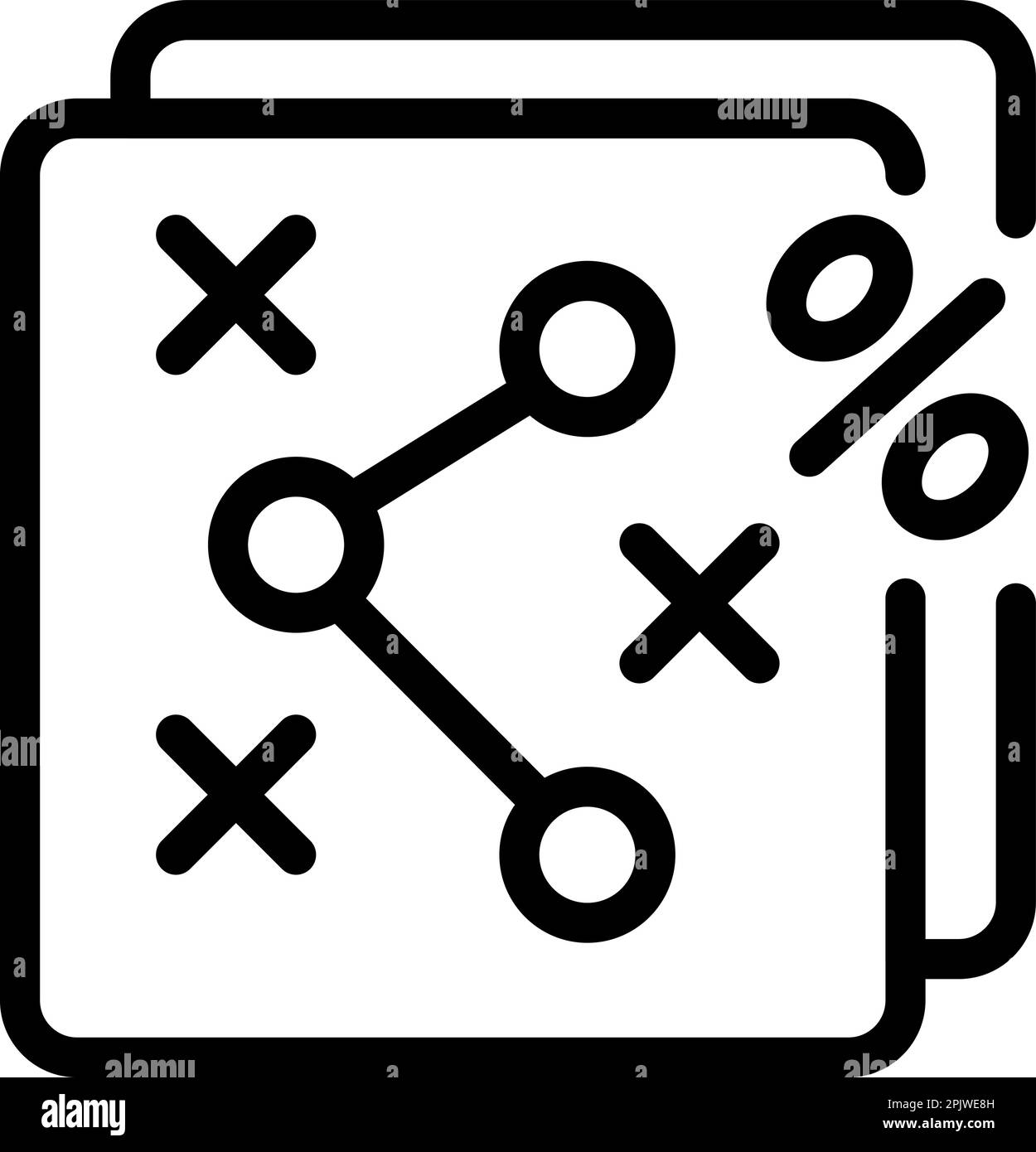 Tactical finance icon outline vector. Tax deduction. Credit money Stock ...