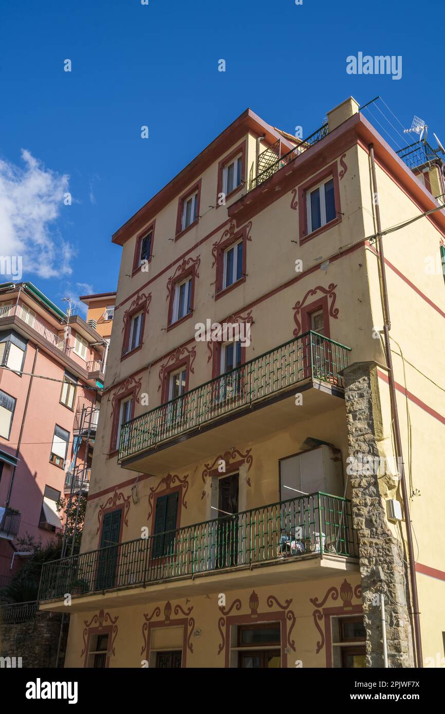 Monterosso al Mare, Glimpse, Cinque Terre, Ligury, Italy, Europe Stock ...