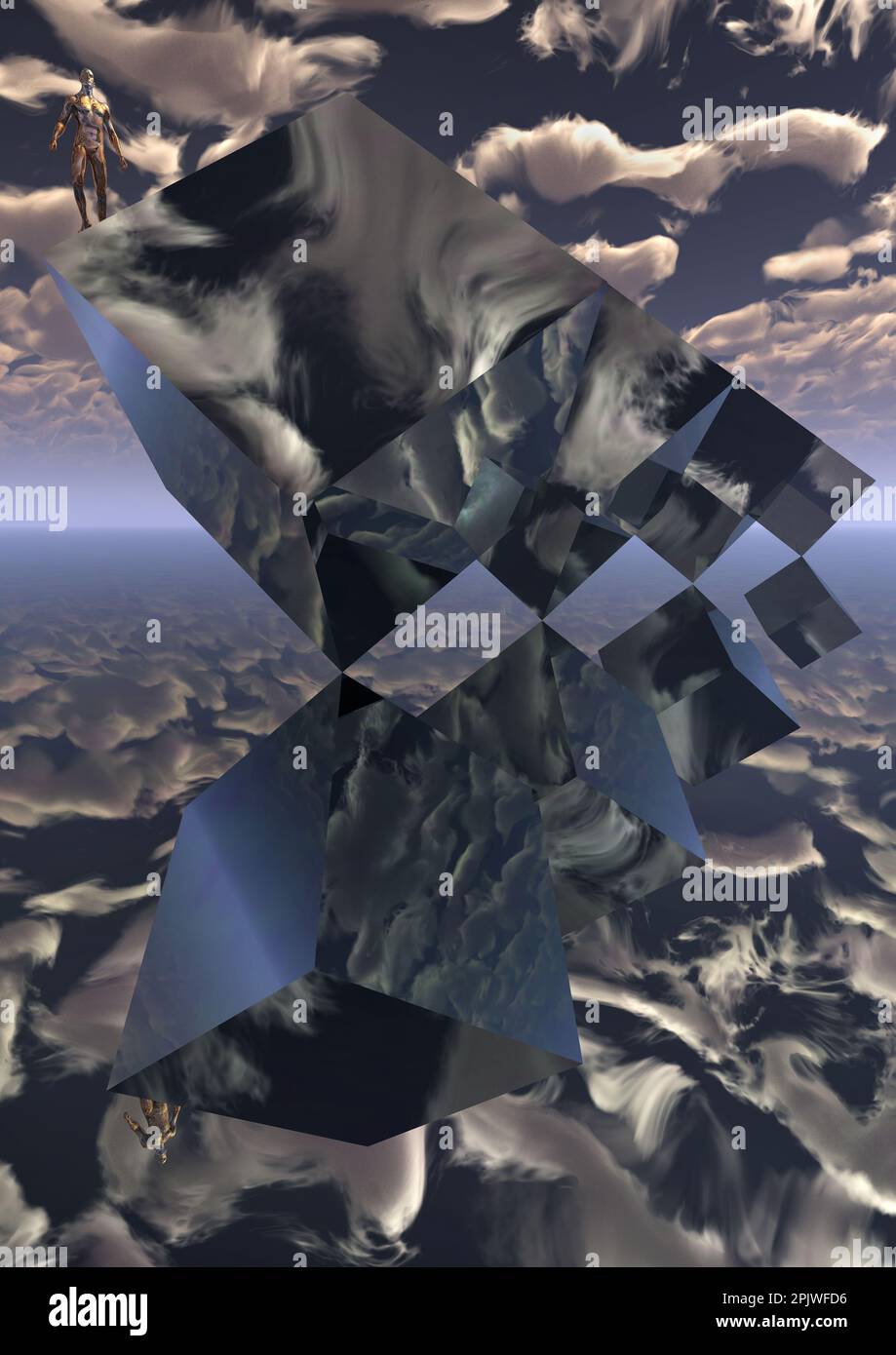 Geometric patterns cubes hi-res stock photography and images - Alamy