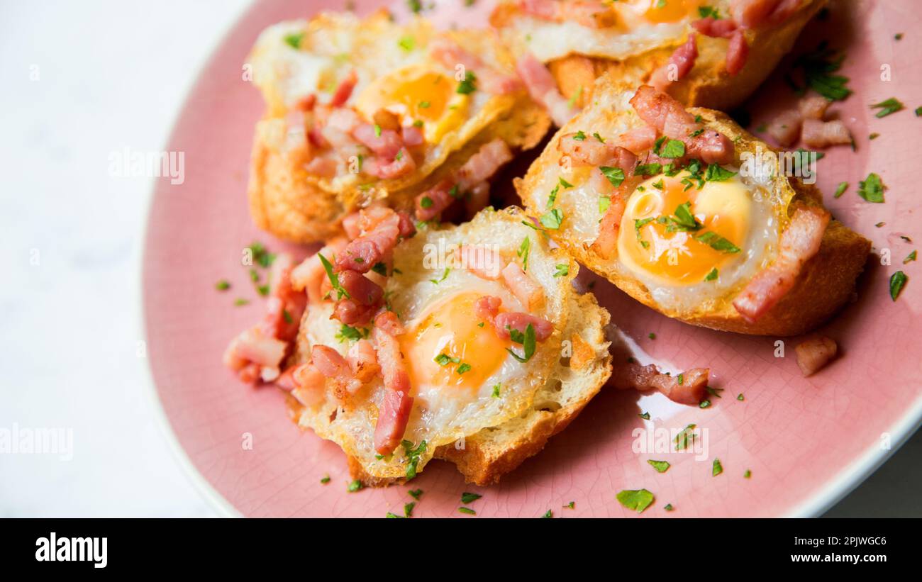 Bread fried sweet toasts hi-res stock photography and images - Alamy