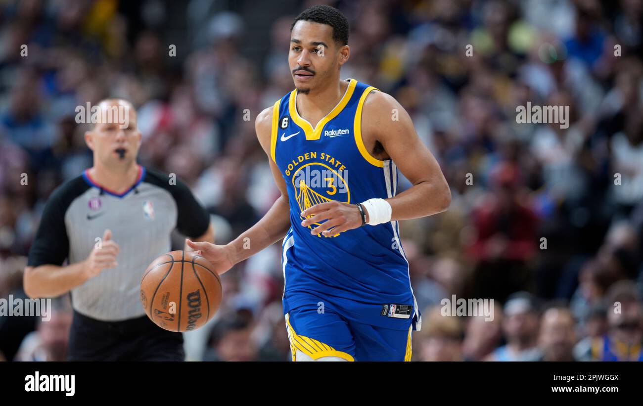 Golden State Warriors guard Jordan Poole (3) in the second half of an ...
