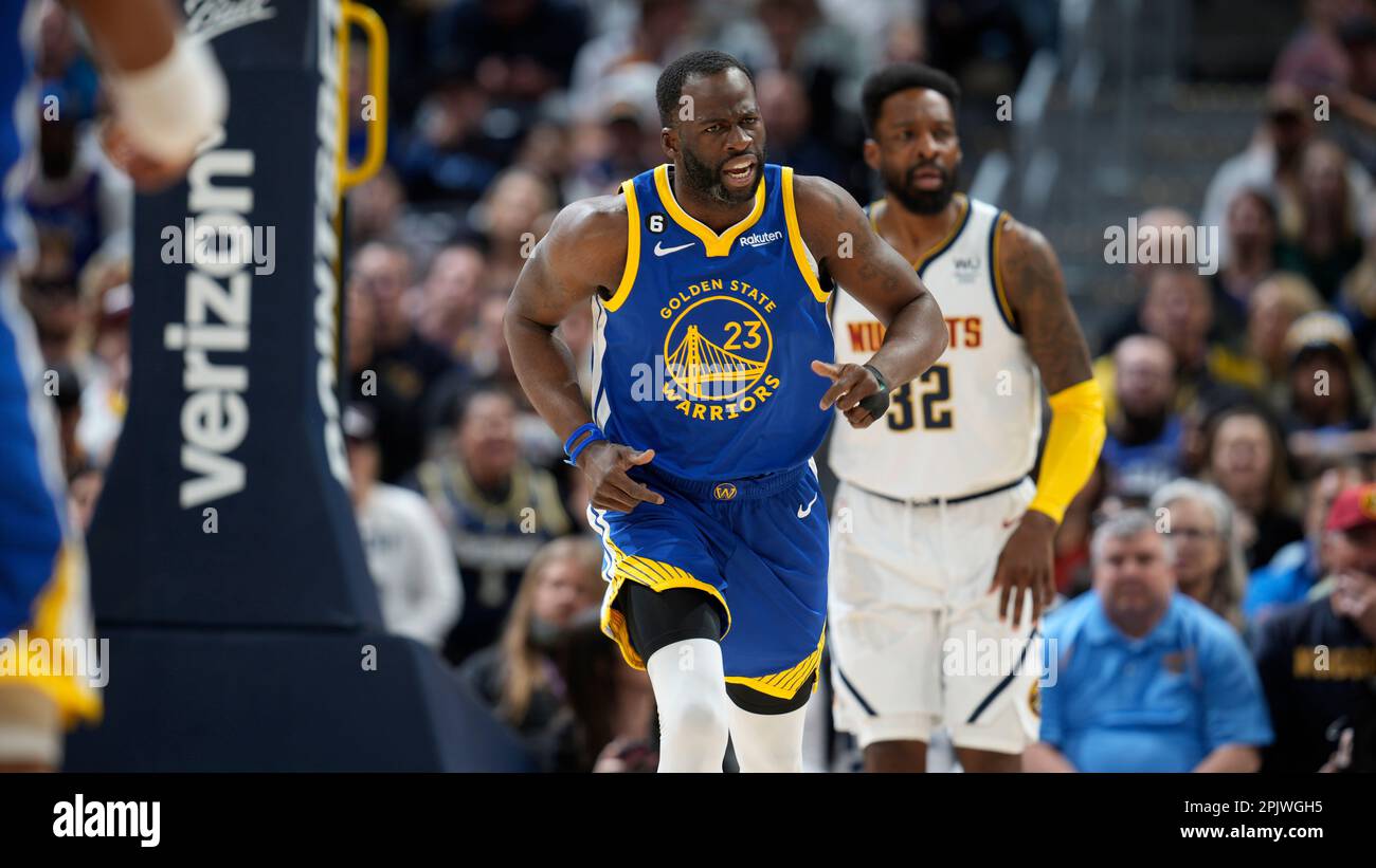 Golden State Warriors forward Draymond Green (23) in the first half of an NBA basketball game ...