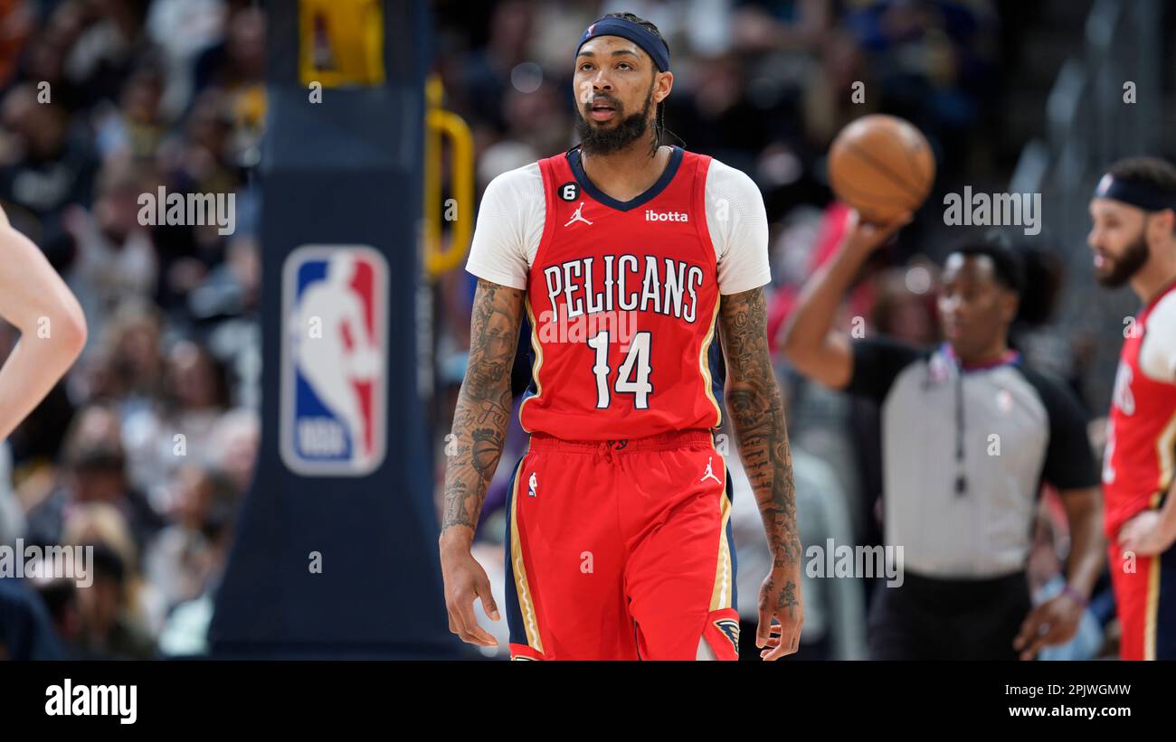 New Orleans Pelicans forward Brandon Ingram (14) in the second half of ...