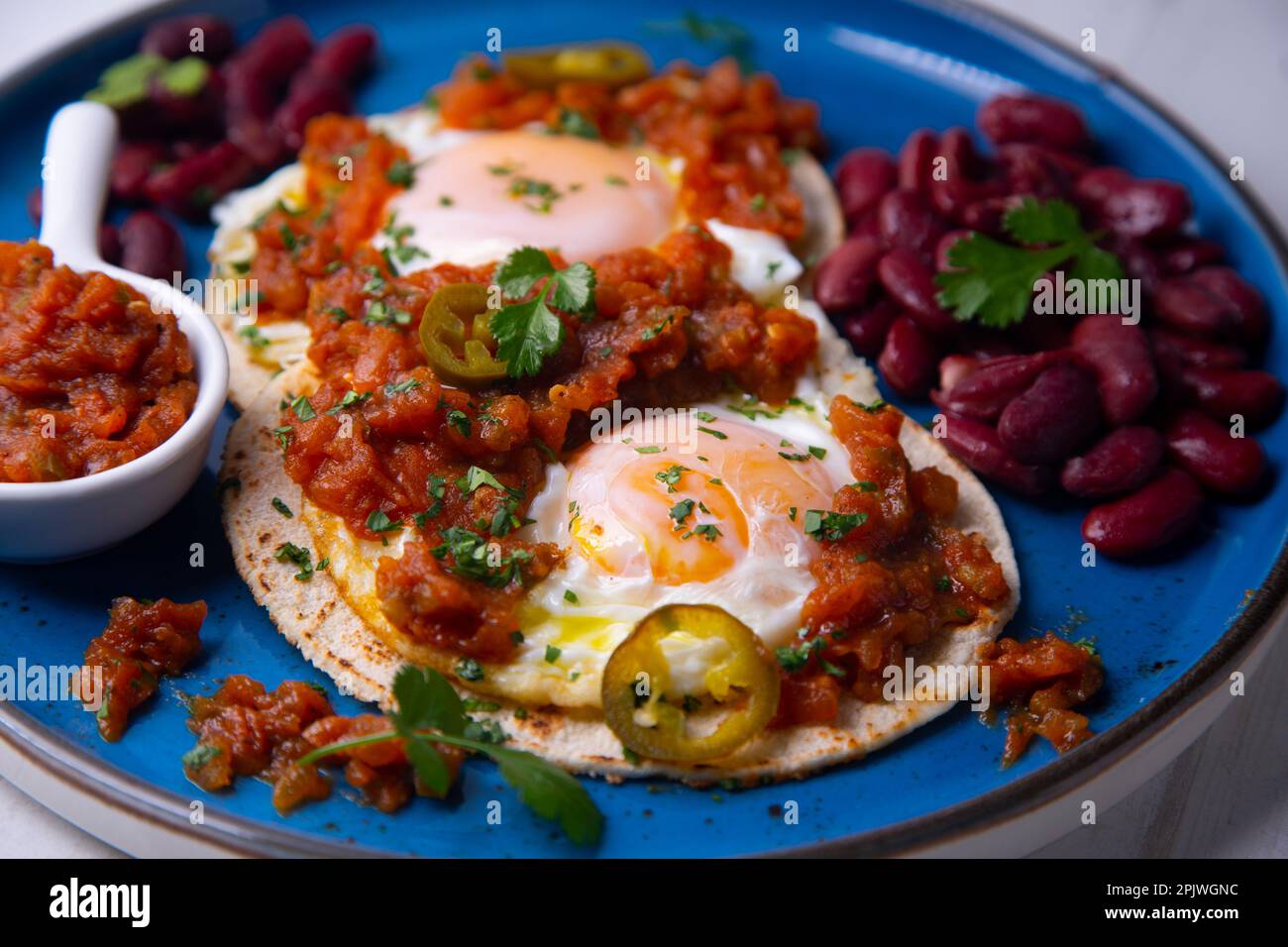 Huevos Rancheros Are A Traditional Mexican Breakfast Which Basically