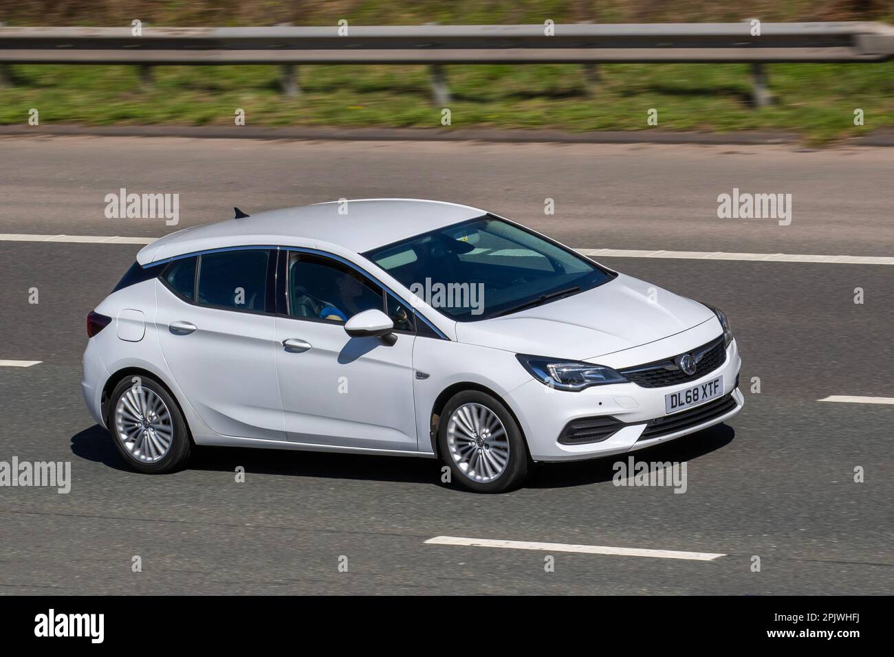 2018 (68 plate) White VAUXHALL ASTRA 999cc 5 speed manual; travelling ...