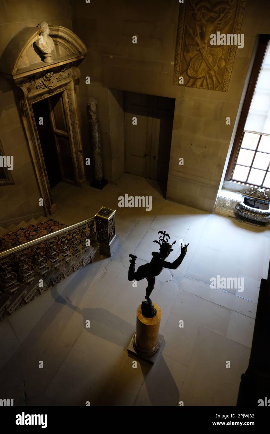 Sculpture Statue Figurehead Chatsworth House Derbyshire Stock Photo - Alamy