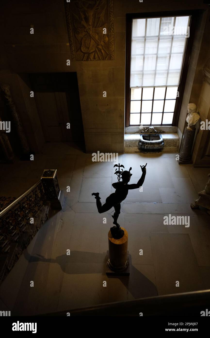 Sculpture Statue Figurehead Chatsworth House Derbyshire Stock Photo - Alamy