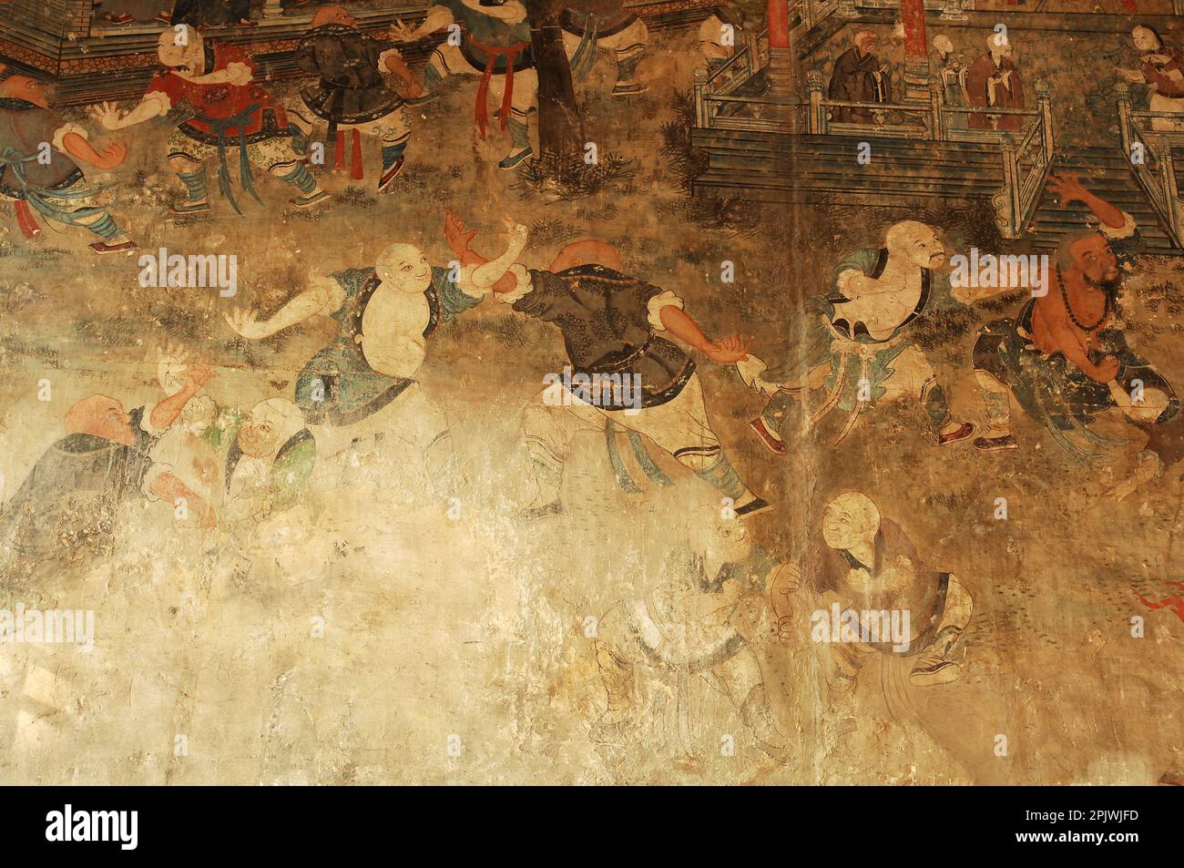 Martial arts fresco hi-res stock photography and images - Alamy