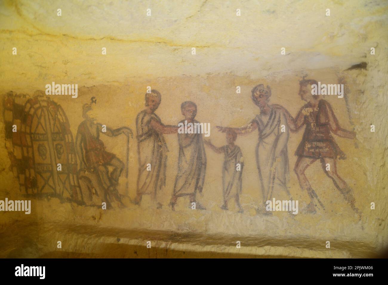 Tomba due Tetti. Extraordinary group of painted Etruscan tombs in the ...