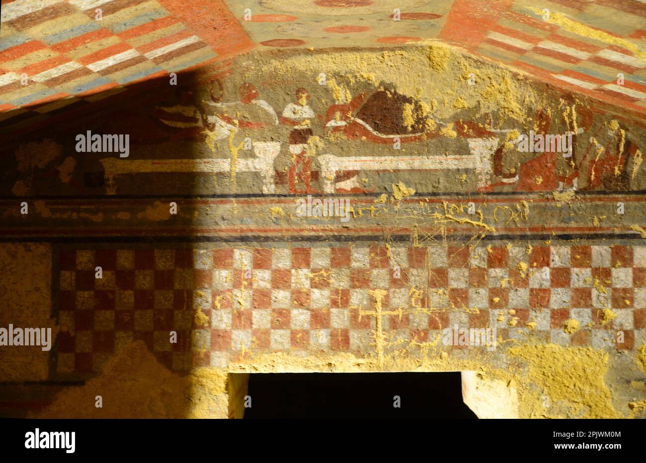 Tomba Bettini. Extraordinary group of painted Etruscan tombs in the ...