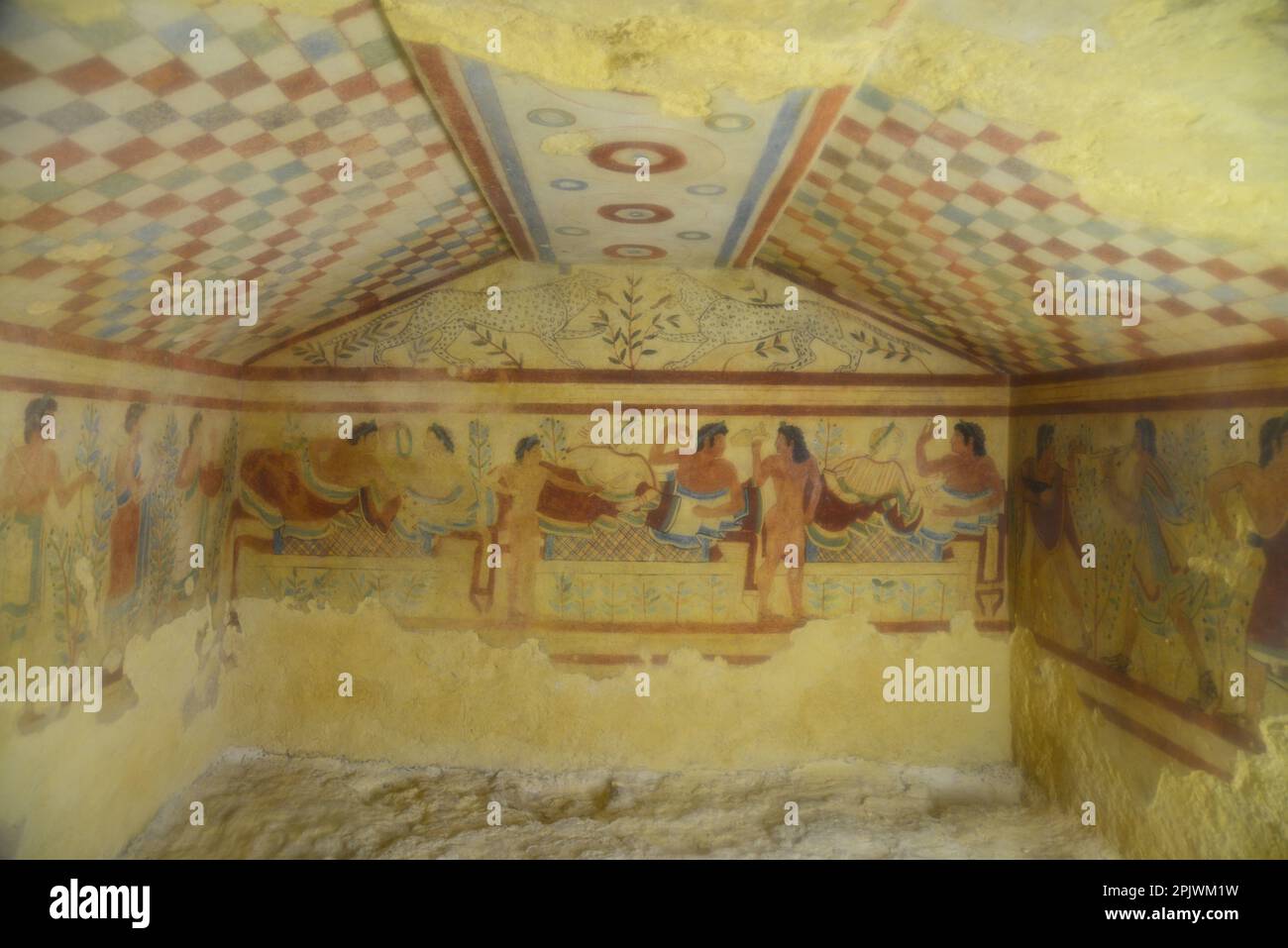 Tomba Bartoccini. Extraordinary group of painted Etruscan tombs in the ...